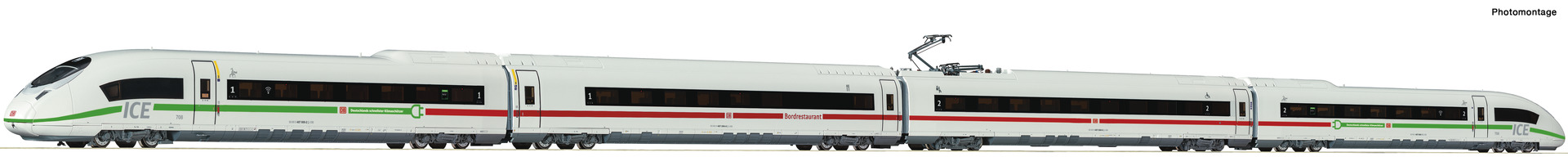 Tren automotor electric ICE "Velaro", DB, Roco, scara H0 (1:87)